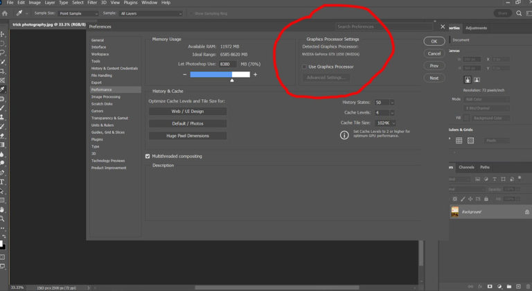 [SOLUTION] Photoshop Crashing When Resizing Image - Creative Pad Media
